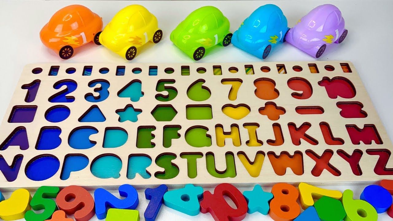 Best Alphabet, Numbers, Shapes and Colors | Preschool Learning Toy ...