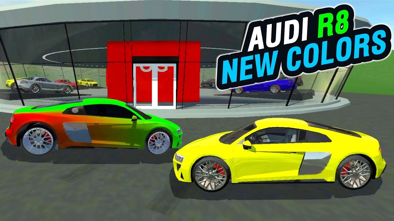 AUDI R8 NEW COLORS - Car Simulator 2 New Update - YouTube