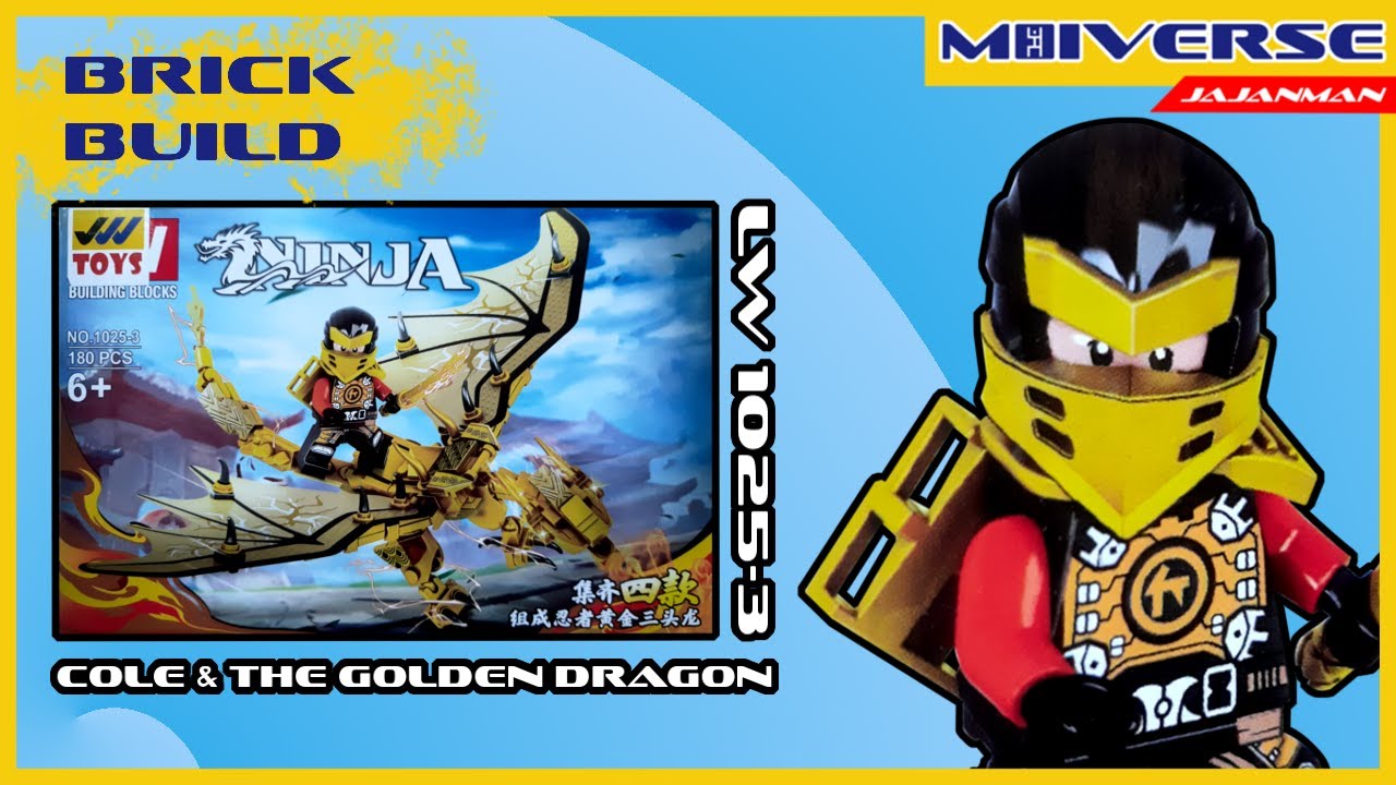 Lego Ninjago - LW 1025-3 : Cole & The Golden Dragon | Unofficial Lego ...