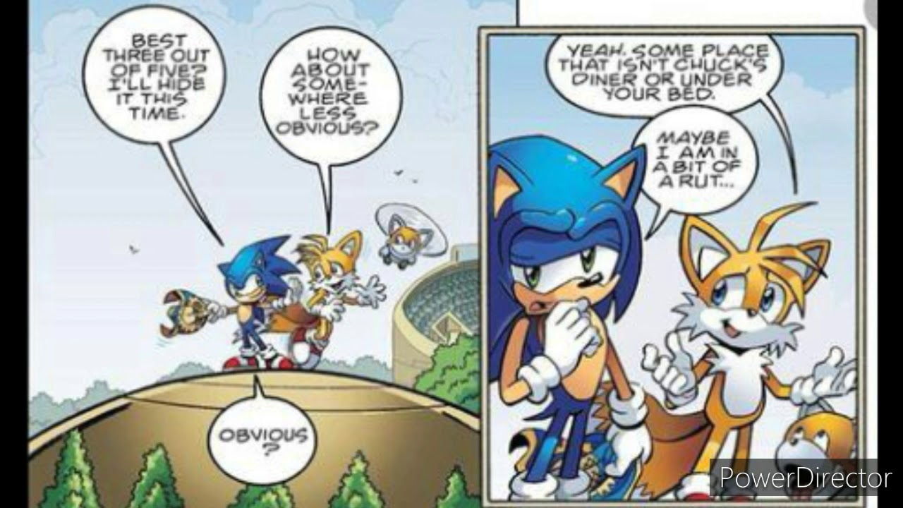 Sonic And Tails Comic Dub + Bloopers - Where To Hide It? - YouTube