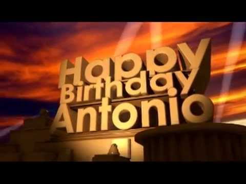 Happy BIrthday Antonio