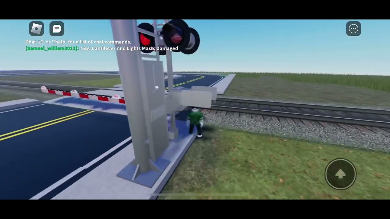 Roblox New Cantilever Signal With Lights Masts Damaged TownHome Street ...