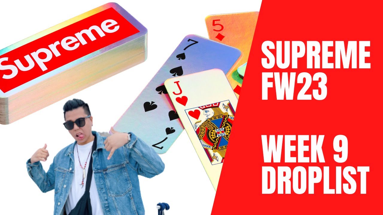 🤡 Supreme poker no one is stopping me...Supreme FW23 Week 9 Full ...