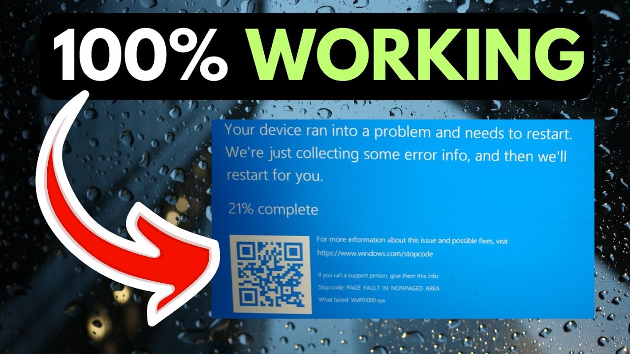 Fix Your Device Ran Into A Problem And Needs To Restart or Stuck In ...