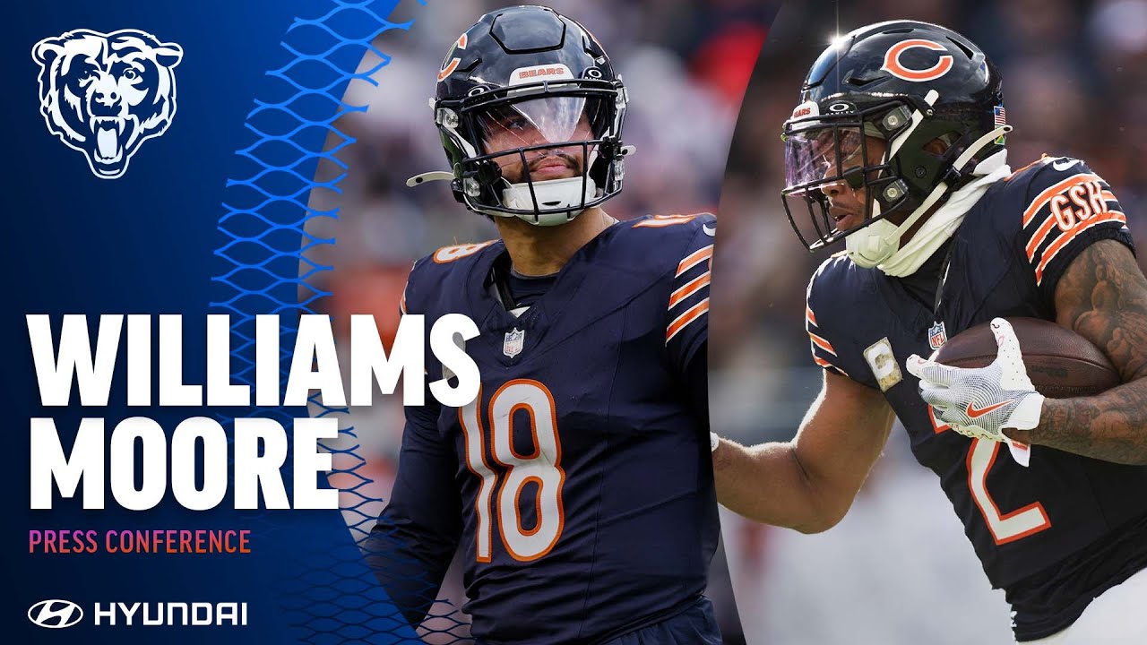 Williams, Moore on working with Thomas Brown | Chicago Bears - YouTube