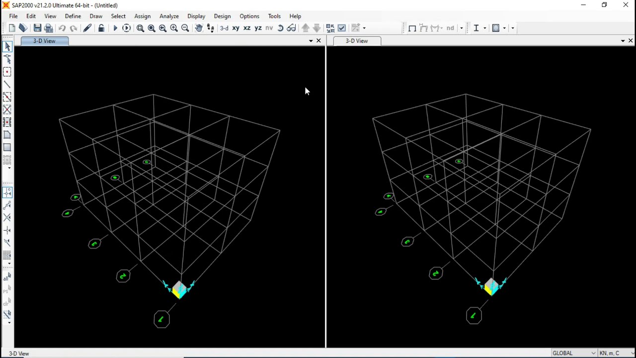 SAP2000 Tutorial for Beginners- 2. Modelling Part 1 - YouTube