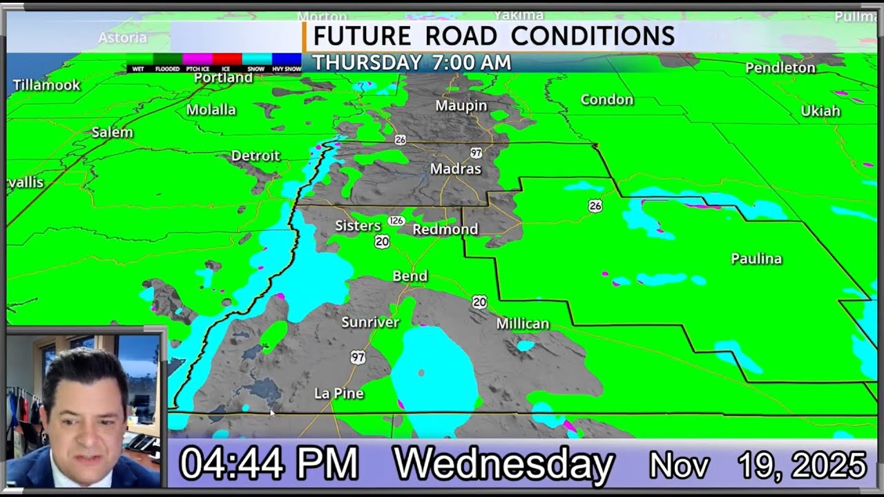 Deep Dive- Showers and some mtn snow before clearing for Central Oregon ...