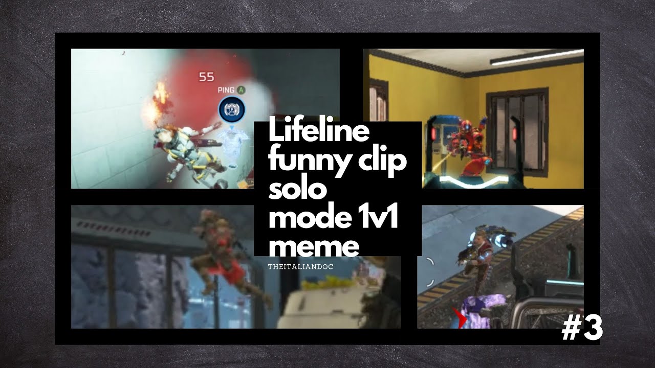 LIFELINE FUNNY CLIP SOLO MODE 1v1 MEME #3 - APEX LEGENDS S21 # ...