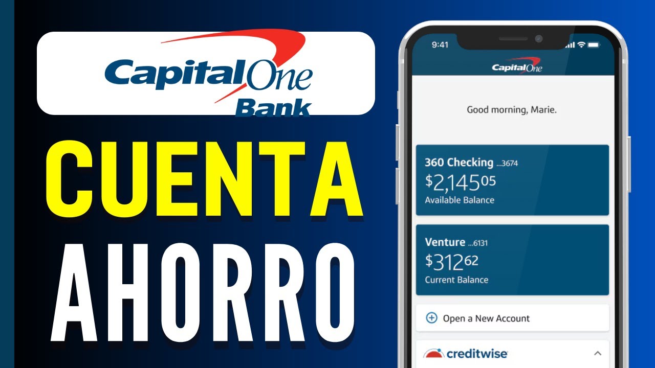 Cómo Abrir una Cuenta de Ahorro en Capital One (Rápido y Fácil) - YouTube