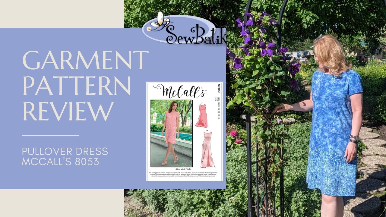 Pattern Review - Pullover Dress - McCall's 8053 - YouTube