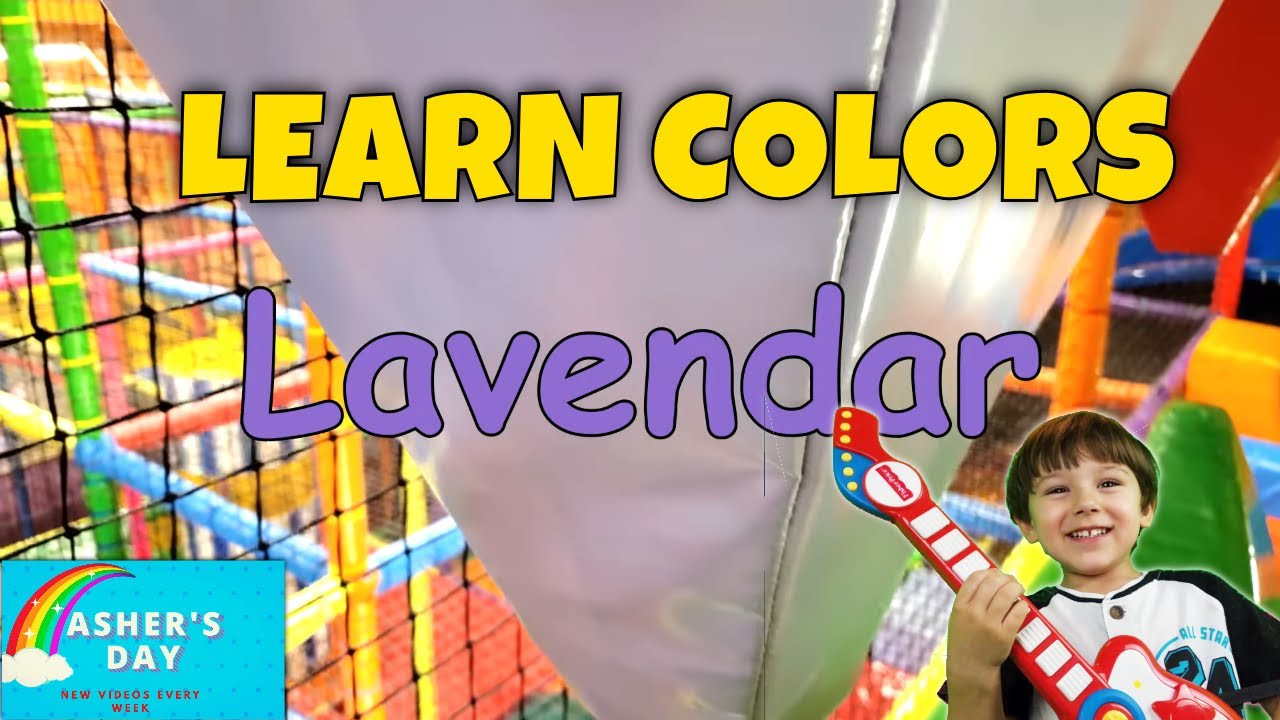 Toddler Learning Colors at Play Place with Asher - YouTube