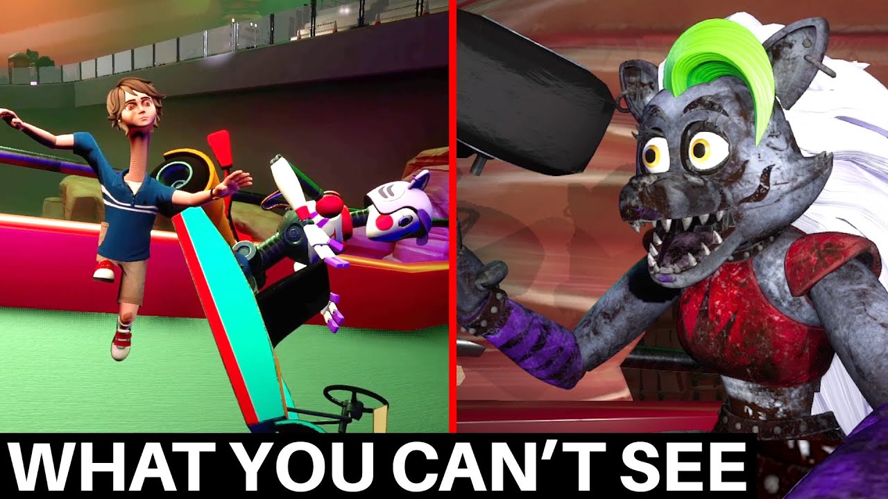 How Roxy's Death Looks Off Camera in FNAF - YouTube
