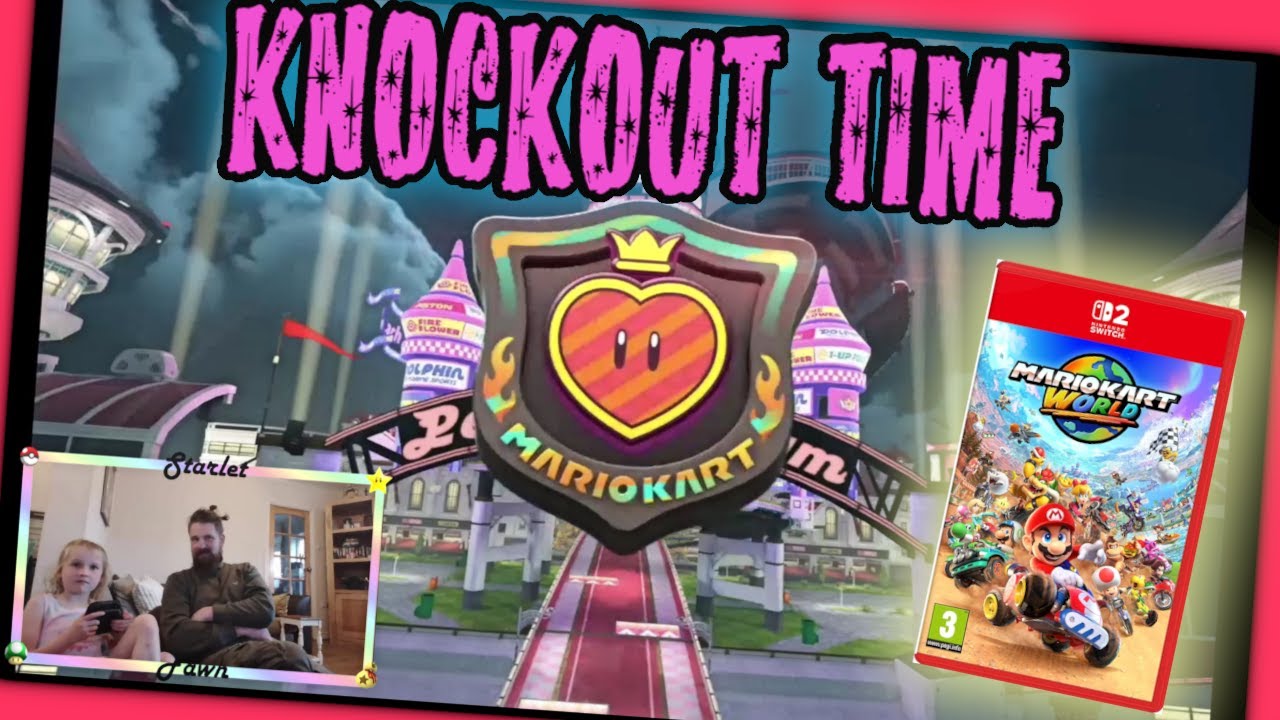 Mario kart world Heart Rally 6 Year old girl tries first knockout race ...