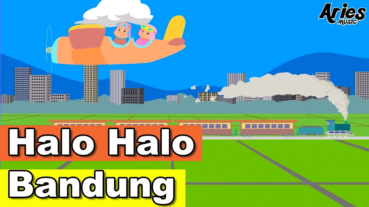 Alif & Mimi - Halo Halo Bandung (lagu anak-anak Indonesia) [Animasi 2D ...