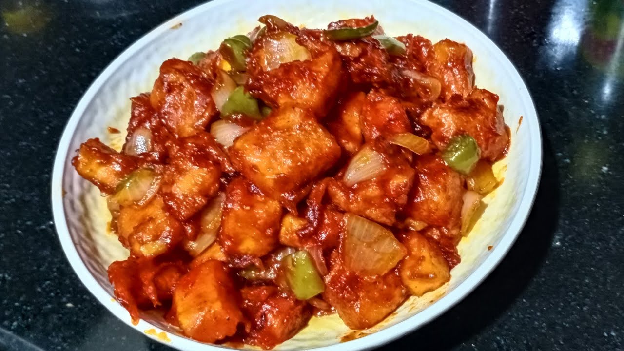Paneer Chilli | Restaurant Style Paneer Chilli | Chilli Paneer | Paneer ...