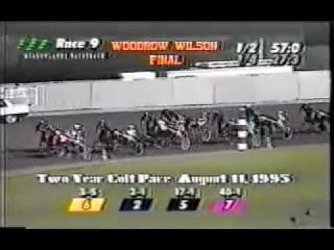 1995 Meadowlands Racetrack - Woodrow Wilson Final Harness Racing - YouTube