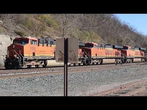 BNSF & CPKC Going Through the Switches Near Pigs Eye in St Paul, MN. Speed Checked #railfan # ...