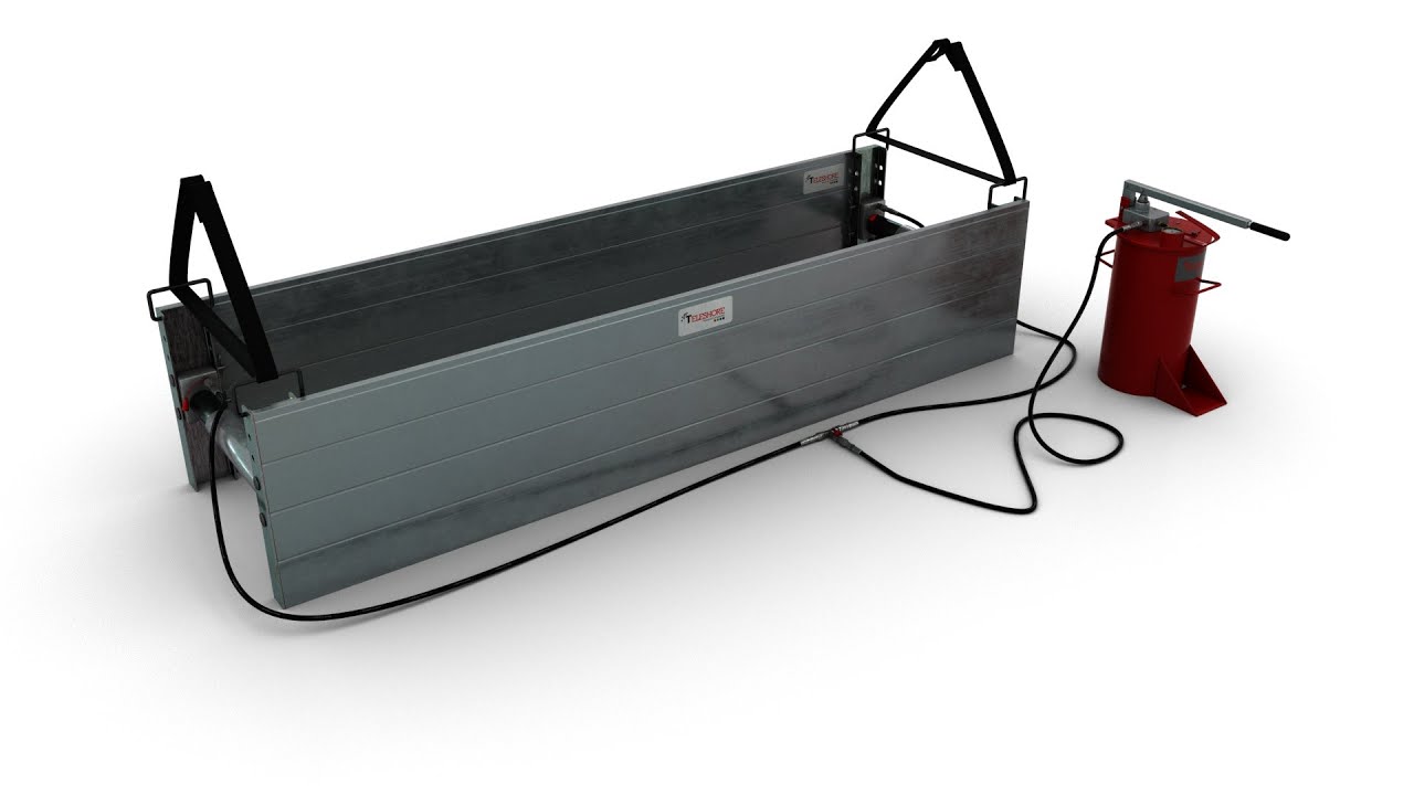 Hydraulic Grave Shoring Supplied by Teleshore - YouTube