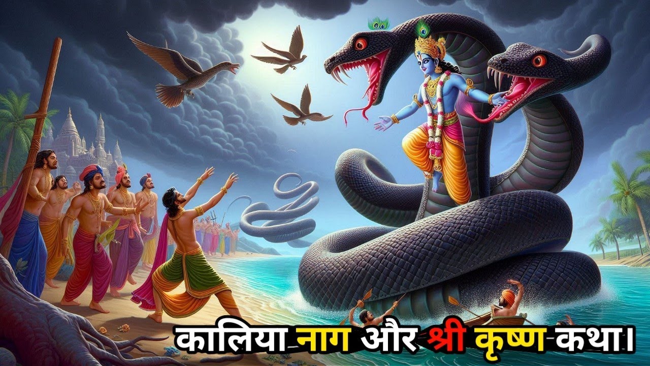 The Incredible Story of Kaliya Nag and Shri Krishna - YouTube