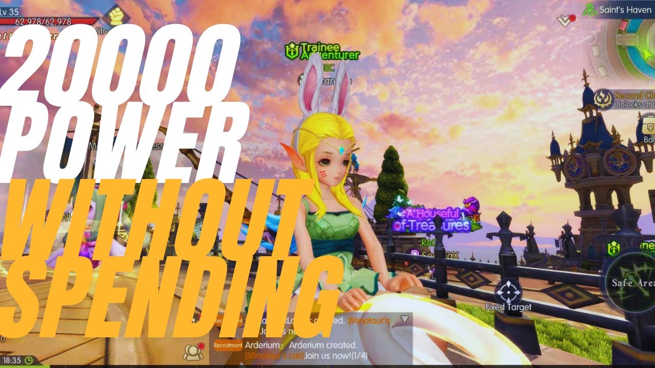 How To Reach 20000 Battle Power As A F2P | Dragon Nest 2: Evolution ...