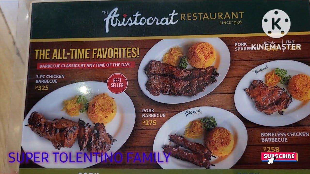 The Aristocrat Restaurant (Famous in the Philippines) - YouTube