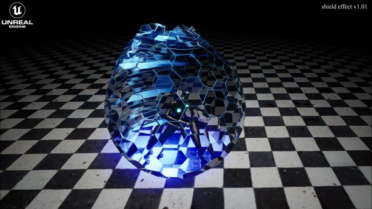 VFX Shield Effect 1.01 - Unreal Engine Niagara Particle System - YouTube