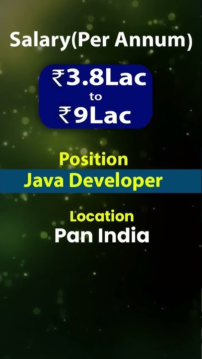 Job Opening for Java Developers | Salary 3Lac to 9 Lac | Apply For Job ...