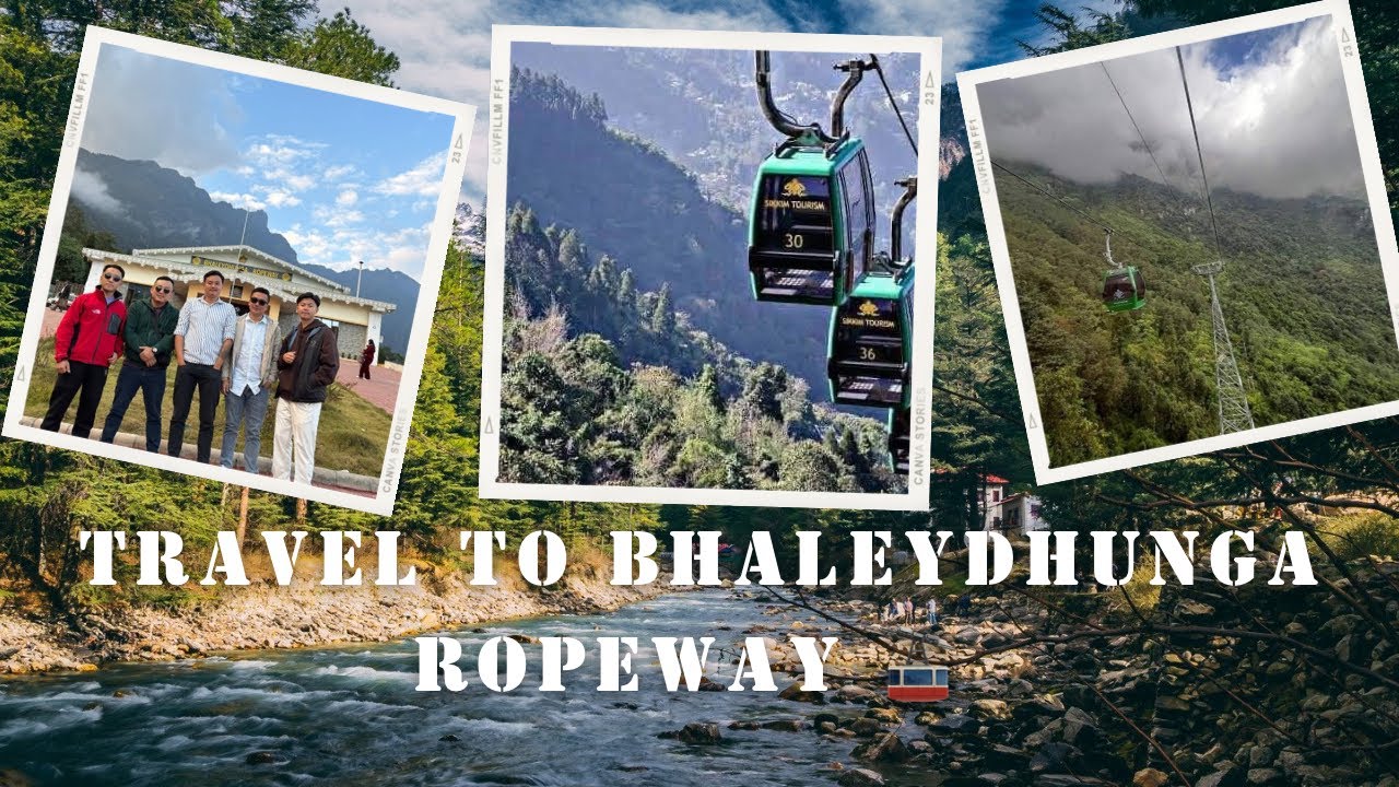 Fascinating Ropeway 🚠 At 10,500 Ft at Sikkim Bhaleydhunga Yangang South ...