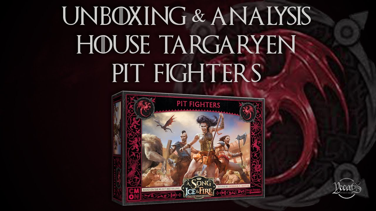 ASOIAF: TMG Unboxing - House Targaryen Pit Fighters - YouTube