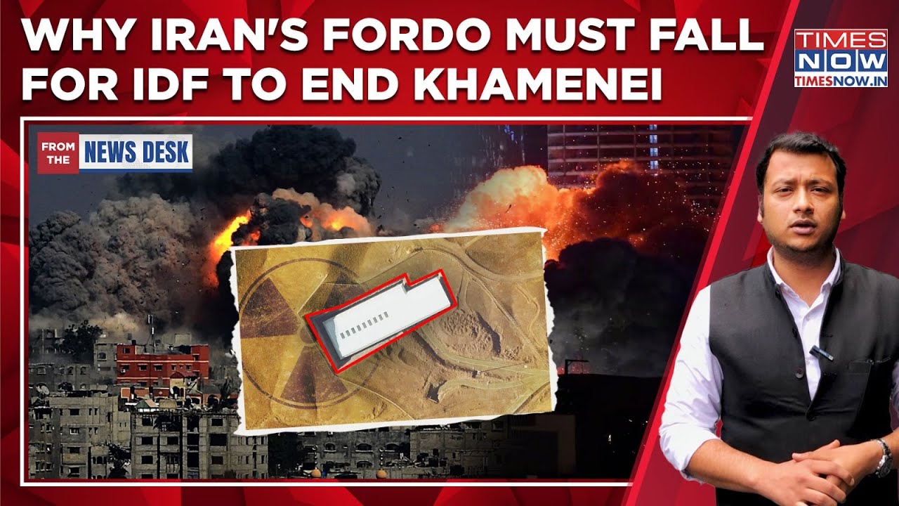 IDF Bombs Iran But Fall Of Khamenei's Fordo Nuclear Fort Is Israel's ...