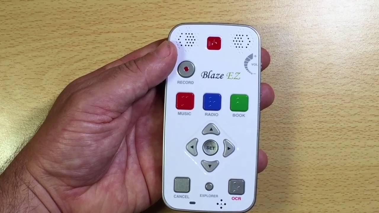 TEST BLAZE EZ Premium Machine à lire de poche OCR DAISY Lecteur MP3 ...