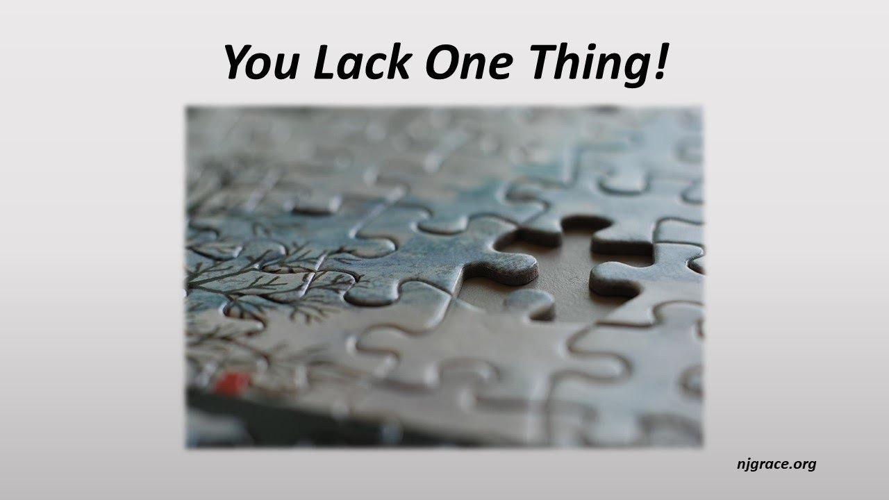 "You Lack One Thing!” September 25 2022. The podcast is a meeting of ...