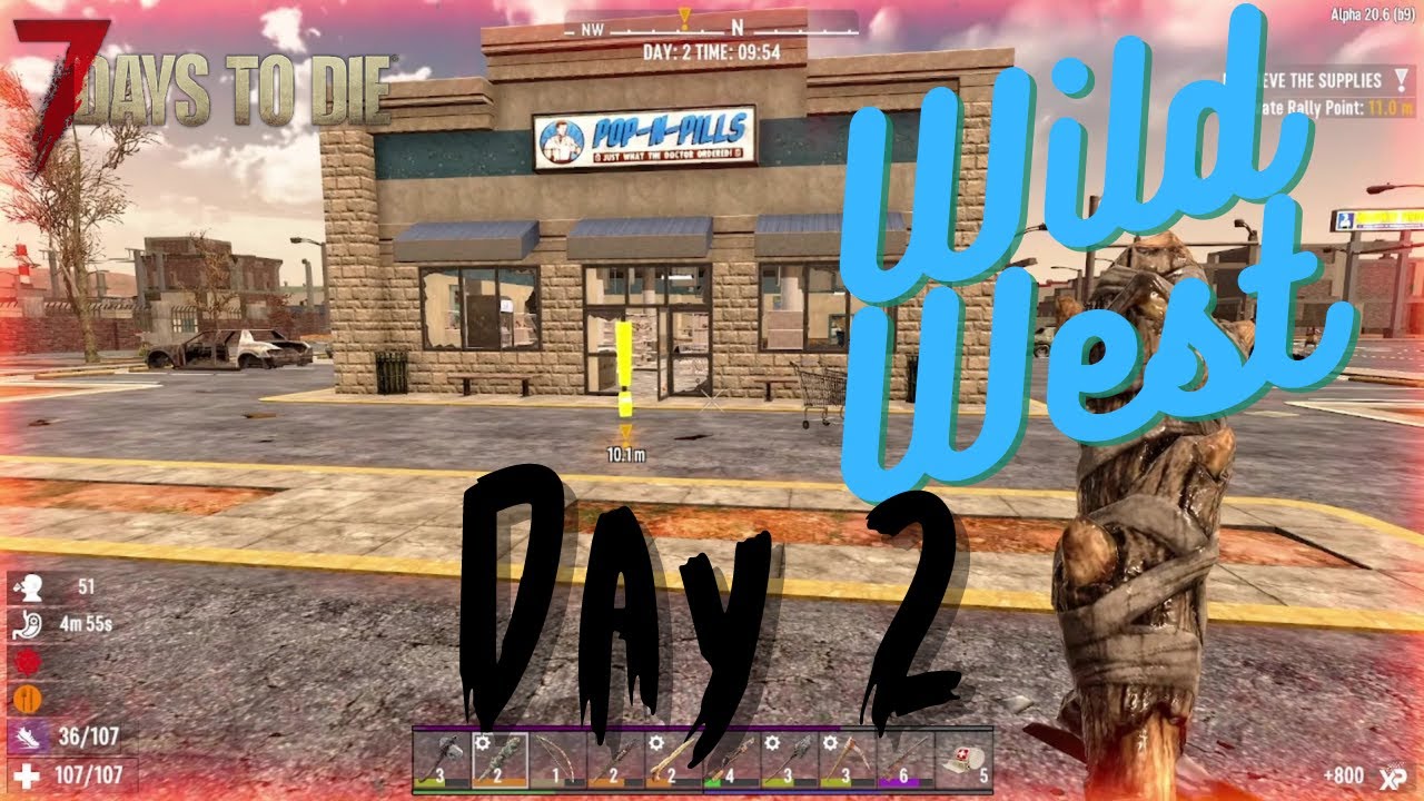 Questing and resource Gathering | Wild West | | Day 2 | -7D2D- (A20.6 ...