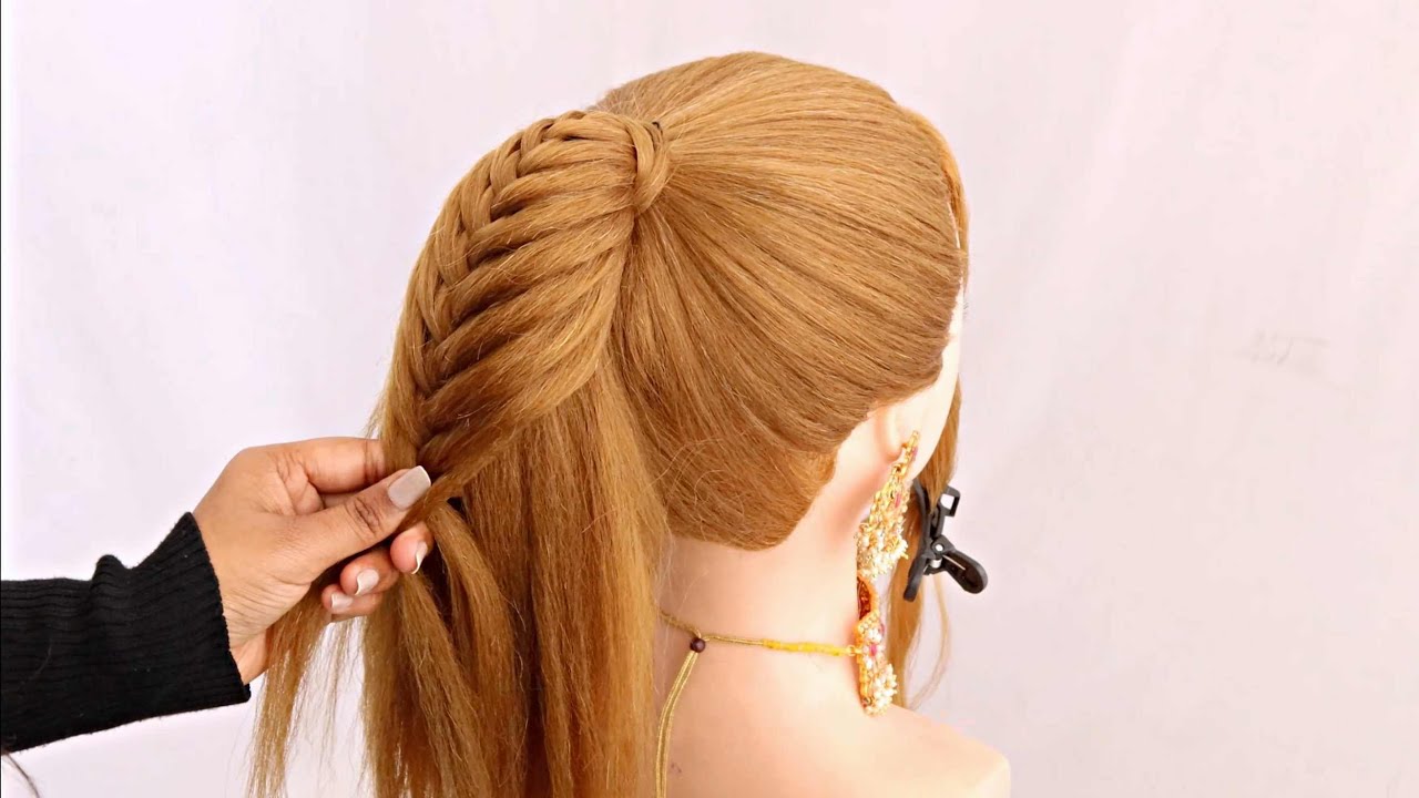 Easy & Quick Ponytail Hairstyle | Simple Hairstyle For Girl - YouTube