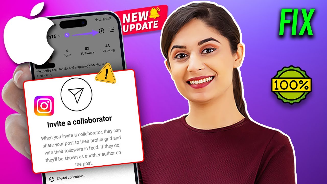 Fix Instagram Collaboration Options Not Showing on iPhone 2024 | No ...