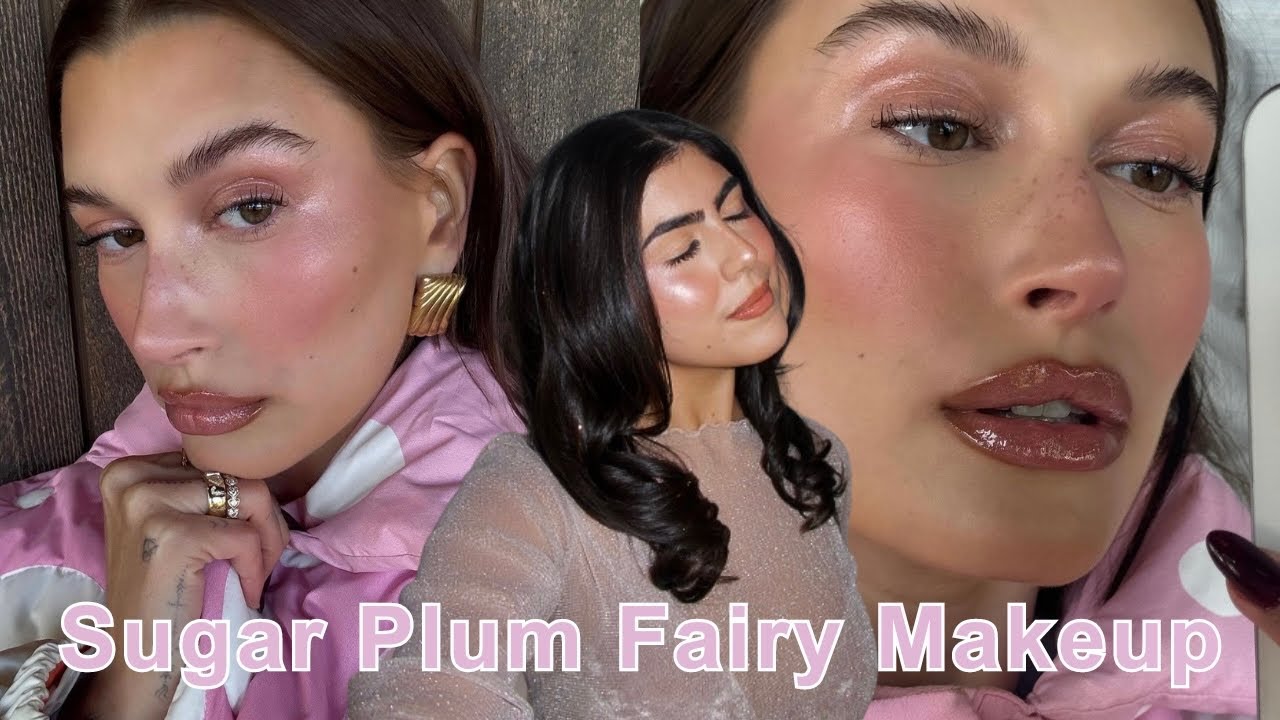 Hailey Bieber Sugar Plum Fairy Makeup | How To Makeup Tutorial 🩰🎂 ...