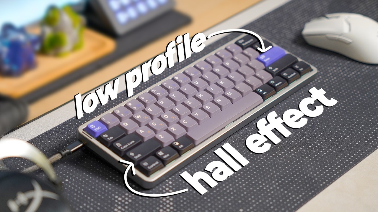 The Best Low Profile Keyboard - Air60HE - YouTube