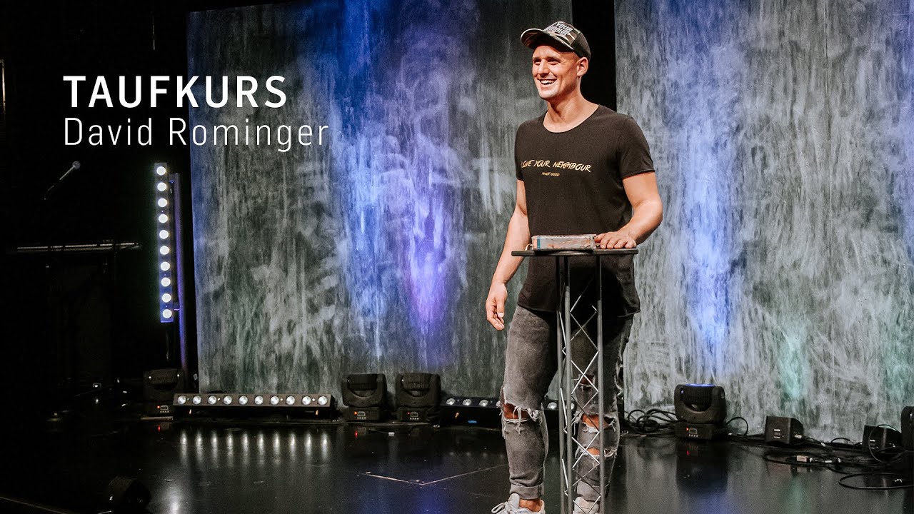 Taufkurs mit David Rominger - YouTube
