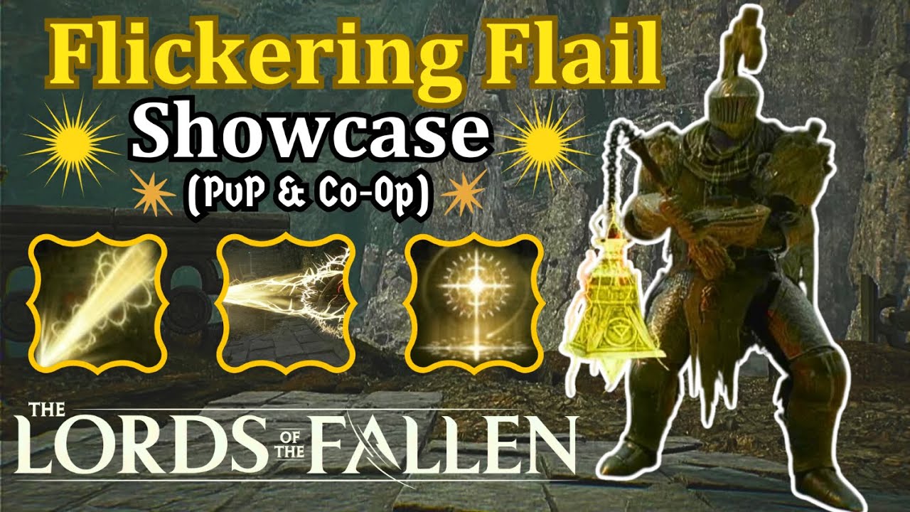 Flickering Flail Showcase (PvP/Co-Op) | Illuminator Aubrey Armor Set ...
