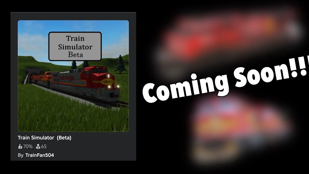 (Locomotive LEAKS COMING SOON!) Train Simulator Beta Roblox - YouTube