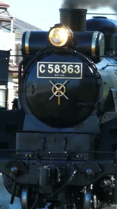 SLパレオエクスプレス C58 臨時ダイヤ回送出発 ホーム以外でフル加速はここだけ 2022年10月29日 9時50分 広瀬川原車両基地 4Kフルバージョンのショート版です。4K動画のあります ...