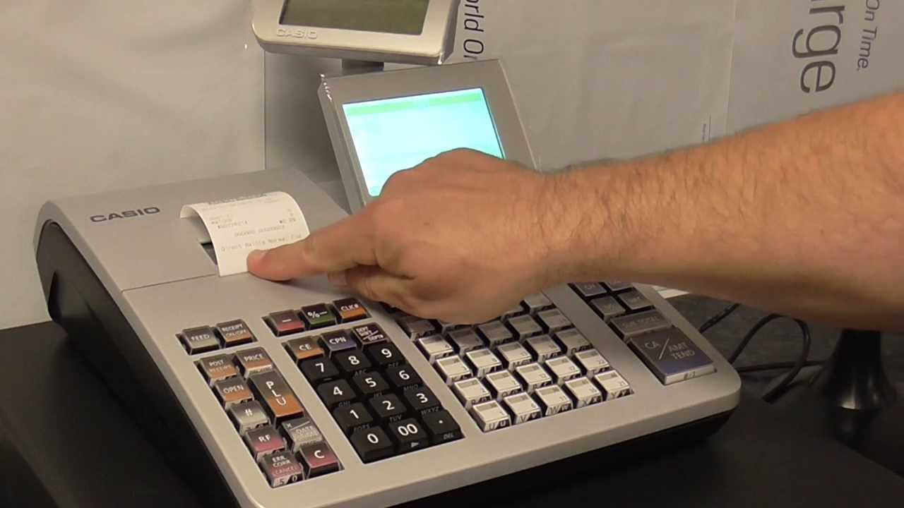 how to enter new barcode products into the Casio SE-S400 and Casio Se ...