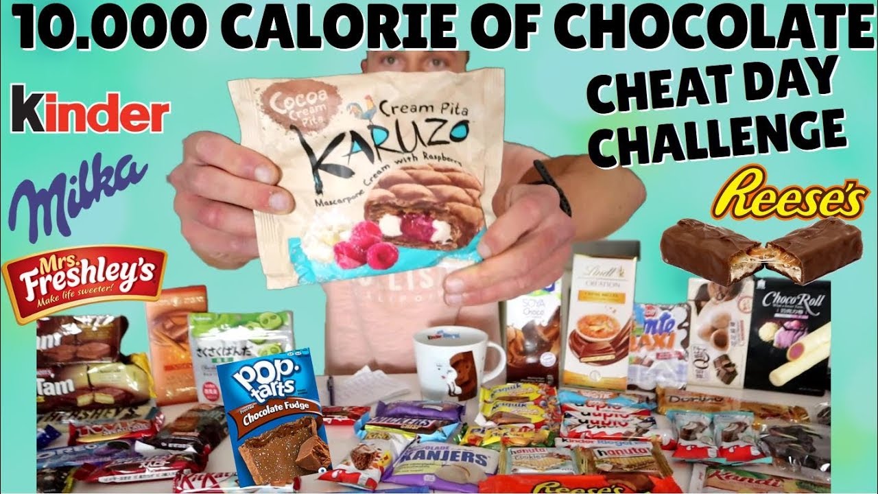 10,000 CALORIES of CHOCOLATE ONLY CHALLENGE | CHOCOLATE LOVERS CHEAT ...