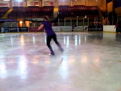 Adult Figure Skating Practice - Better Sit Spins & Backwards Catchfoot ...