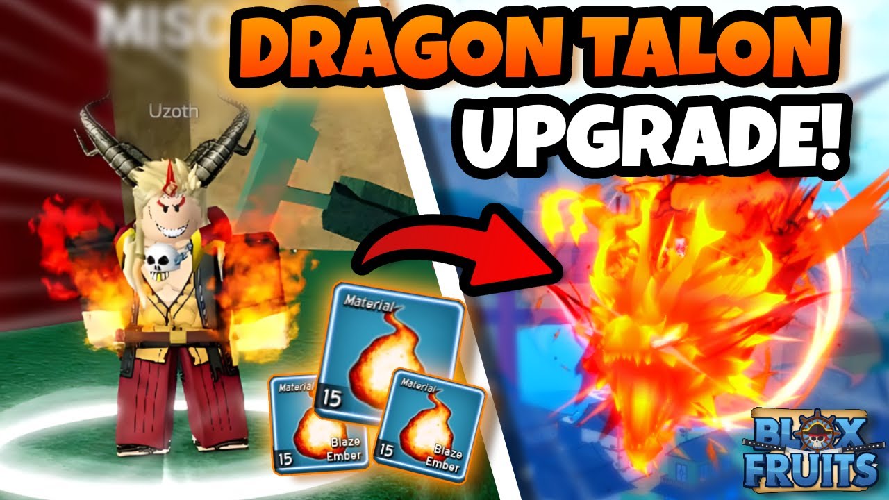 How to Upgrade Dragon Talon (Blox fruits Update 21) - YouTube