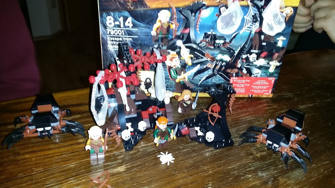 Lego der Hobbit Flucht vor den Düsterwald Spinnen review Deutsch Set ...