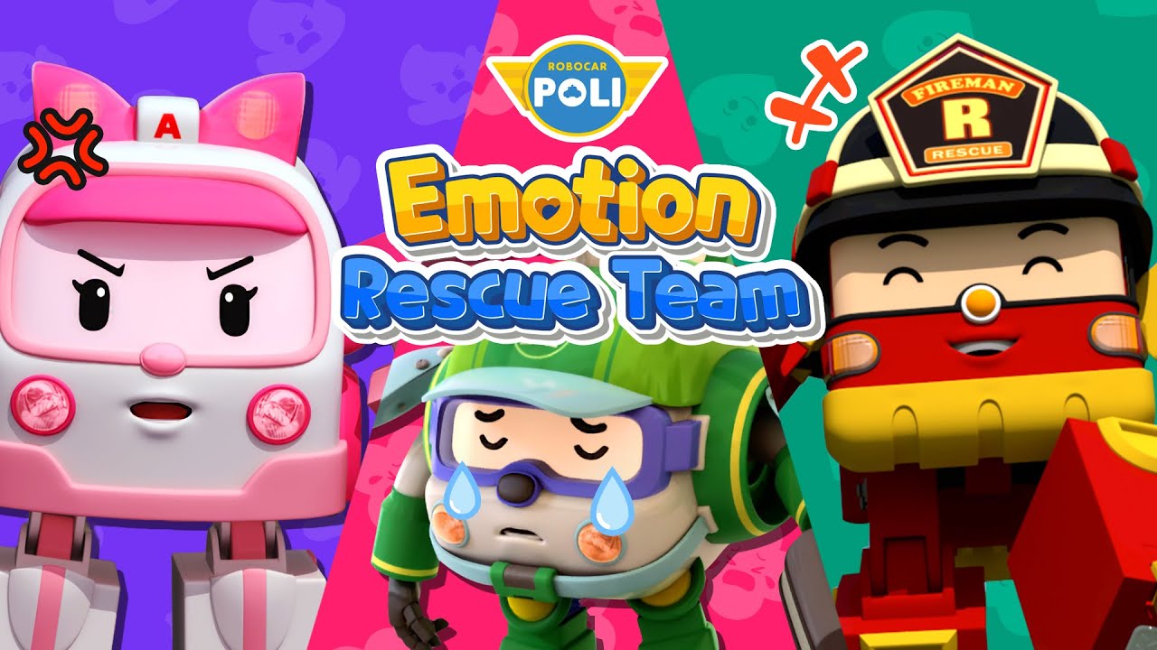 POLI Emotion Rescue Team Compilation│What Is My Feeling?│EP01 ~ 03 ...