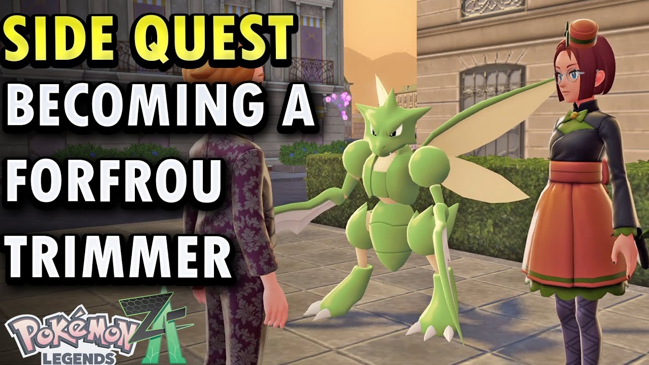 Side Quest - Becoming a Forfrou Trimmer - Pokemon Legends Z-A - YouTube