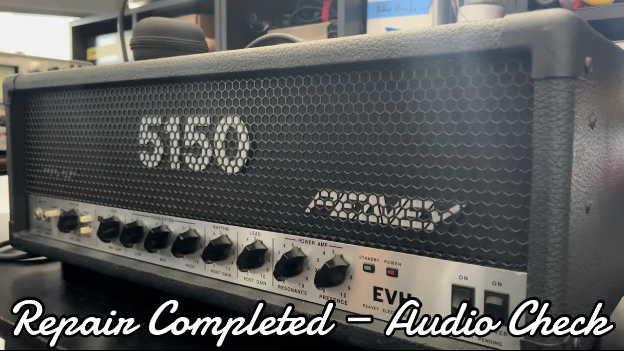 Peavey EVH 5150 Block Letter — Part 3: Repair Completion/Audio Check ...