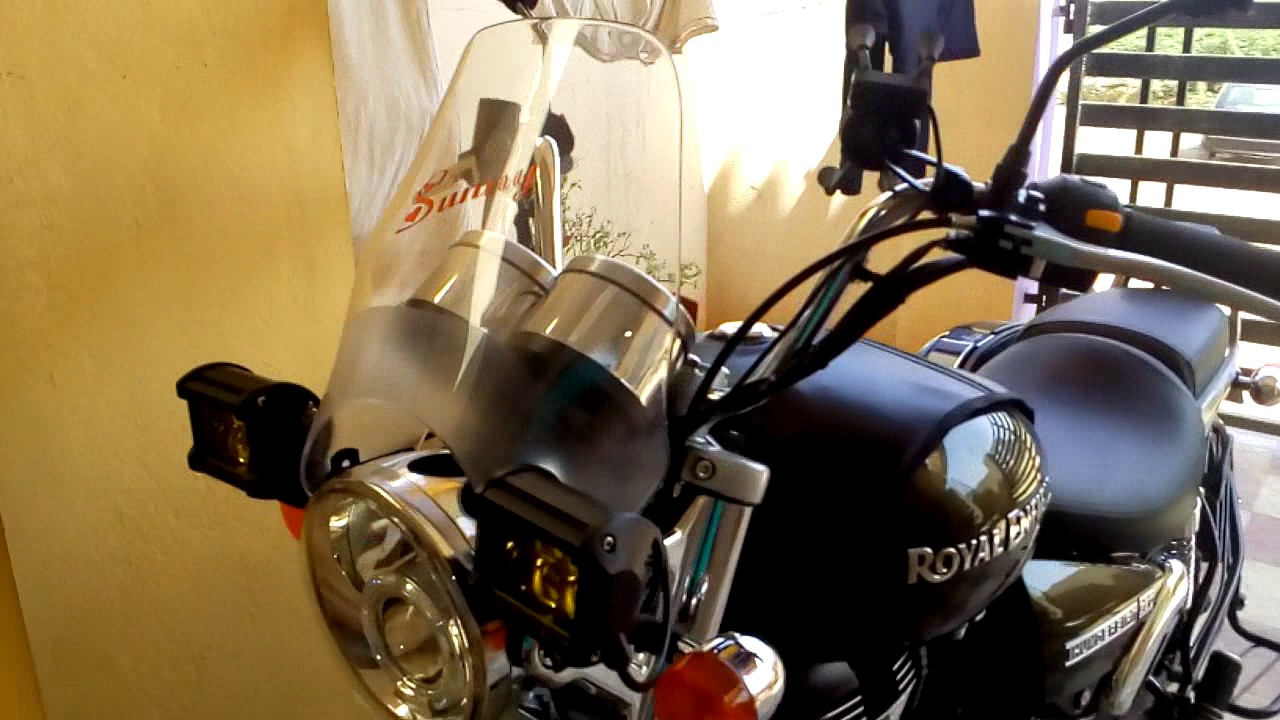 ThunderBird 350 Lightning 2017 model with modification - YouTube